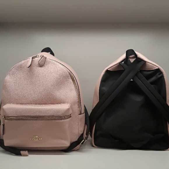 Coach | Bags | Coach Pinkblossom Pebble Leather Backpack | Poshmark